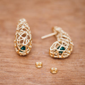 Keeper L earrings - Atelier Shinji Ginza